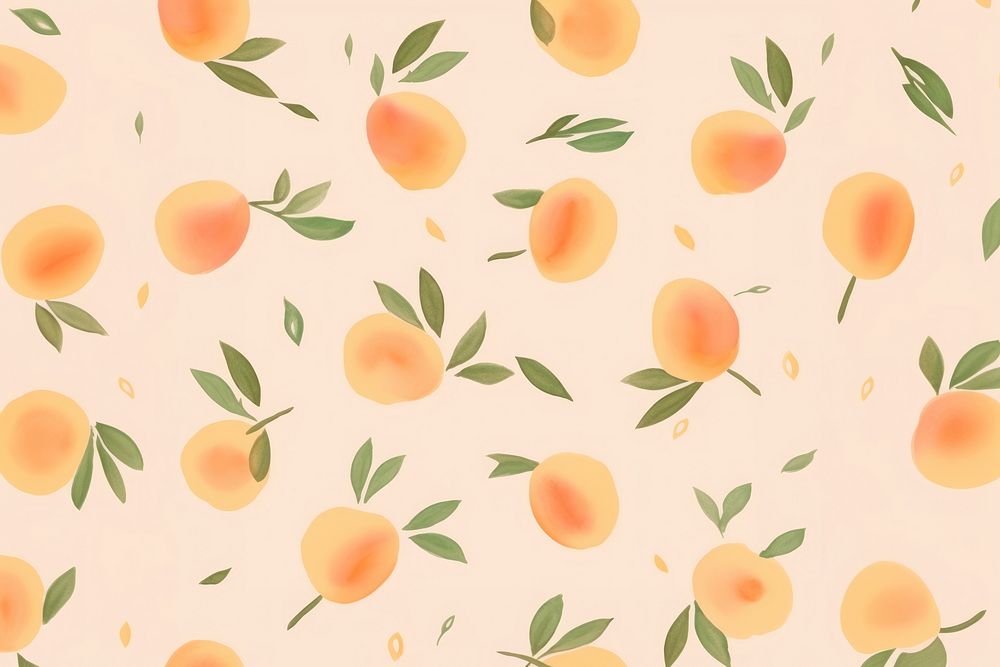 Peach wallpaper pattern fruit. AI | Premium Photo Illustration - rawpixel