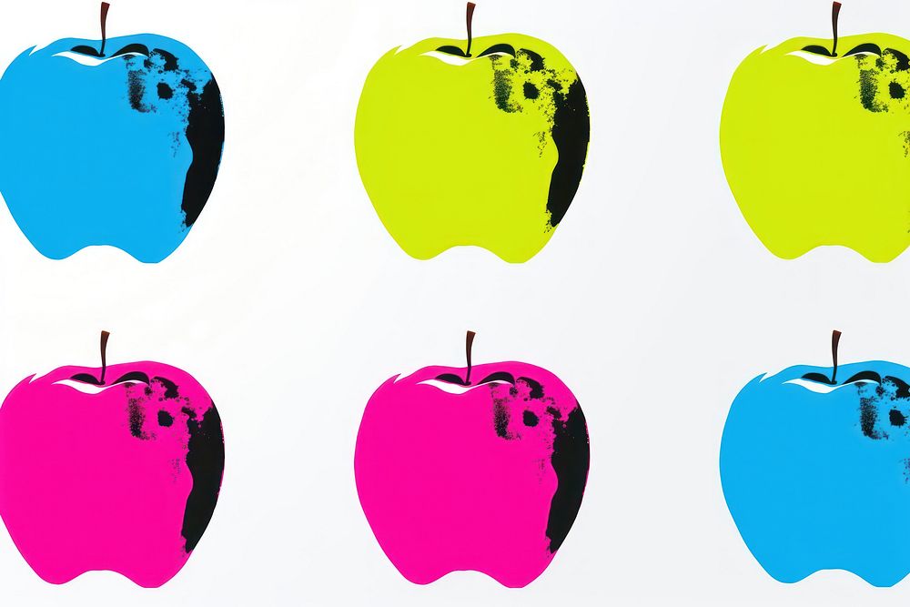 Apple creativity variation cartoon. AI | Premium Photo Illustration ...