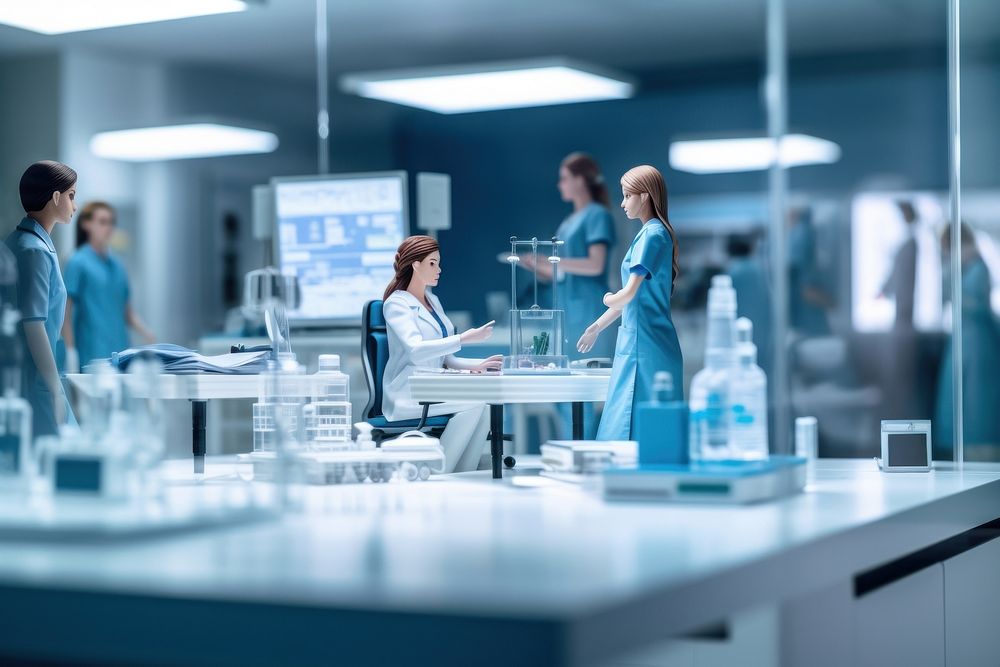 Modern hospital nurse laboratory adult | Free Photo - rawpixel