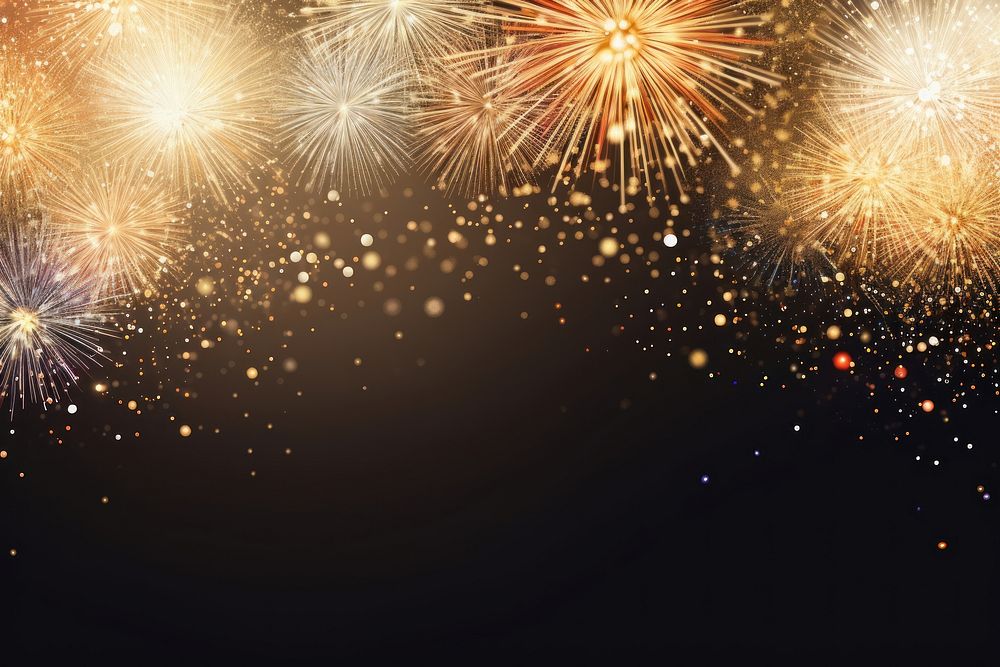 Gold firework fireworks backgrounds outdoors. | Free Photo Illustration ...