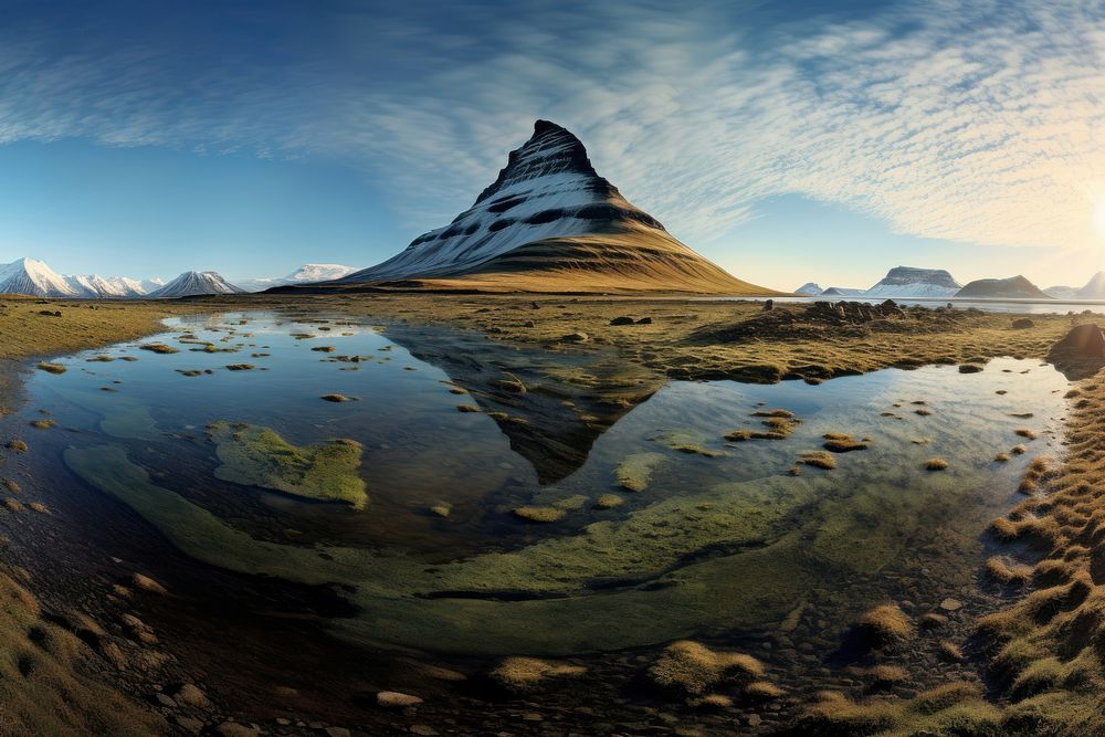 Kirkjufell Mountain mountain wilderness landscape. | Premium Photo - rawpixel