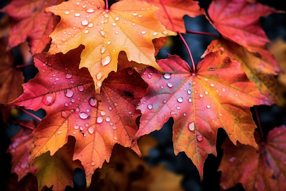 Maple leaves plant leaf tree. | Free Photo - rawpixel