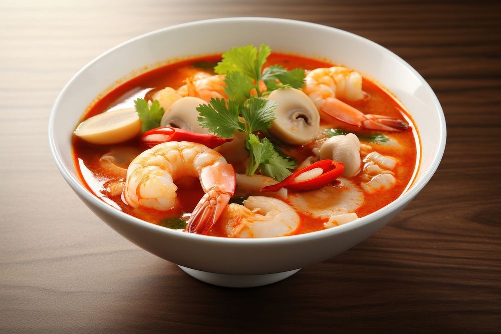 Thai food Tom Yam Koong | Free Photo - rawpixel