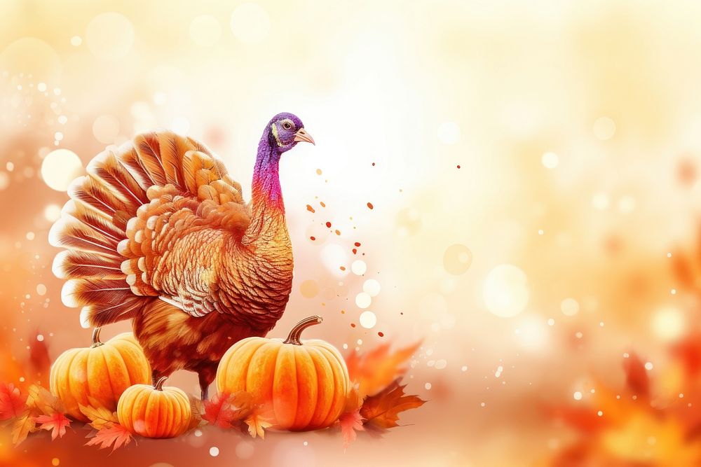 Turkey pumpkin thanksgiving outdoors animal | Free Photo Illustration ...