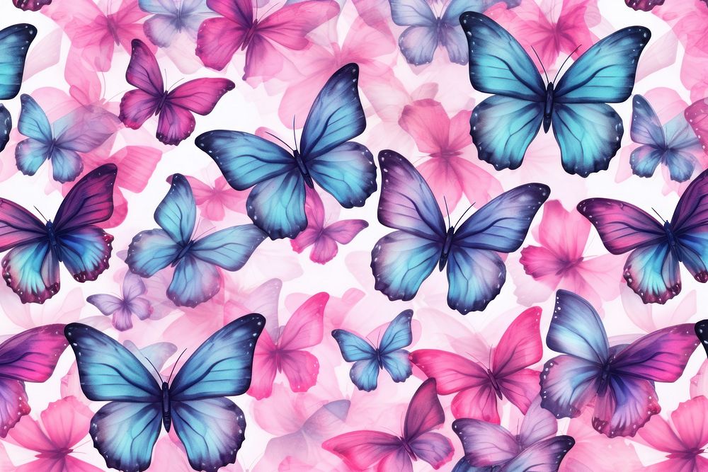 Butterfly background pattern backgrounds nature. | Premium Photo Illustration - rawpixel
