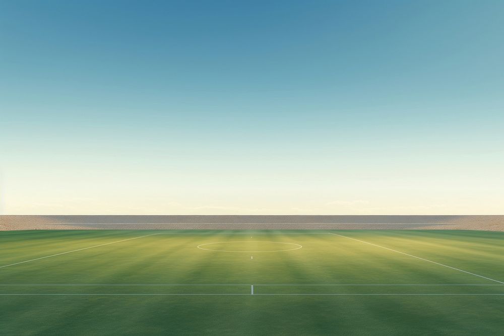 Soccer game field outdoors horizon | Free Photo Illustration - rawpixel