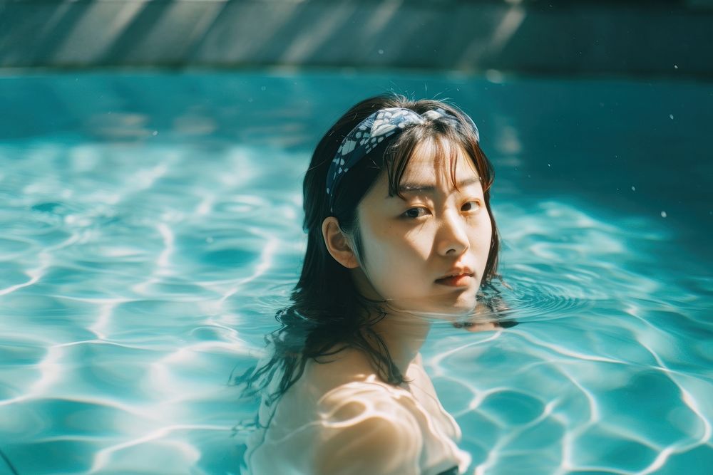 Japanese women swimming portrait bathing. | Premium Photo - rawpixel