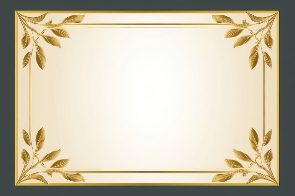 Gold leaf backgrounds rectangle elegance. | Premium Photo Illustration ...
