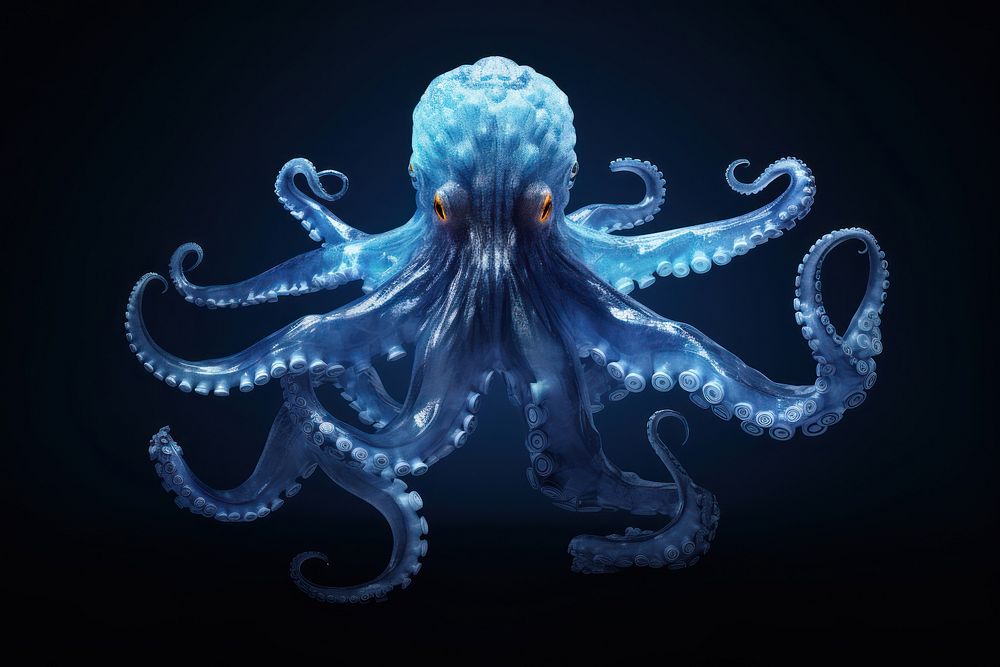 Octopus octopus translucent animal. AI | Premium Photo Illustration ...