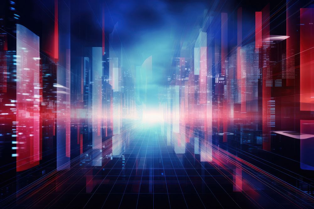 Smart city backgrounds futuristic abstract. | Premium Photo ...