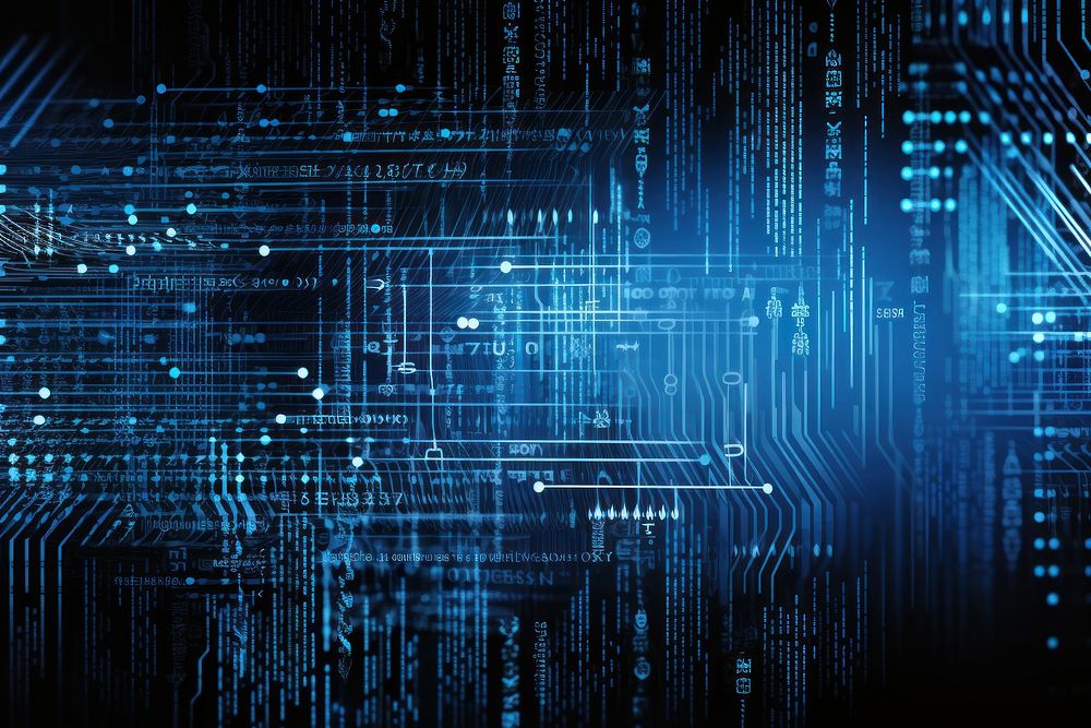 Cybersecurity backgrounds line blue. | Free Photo - rawpixel