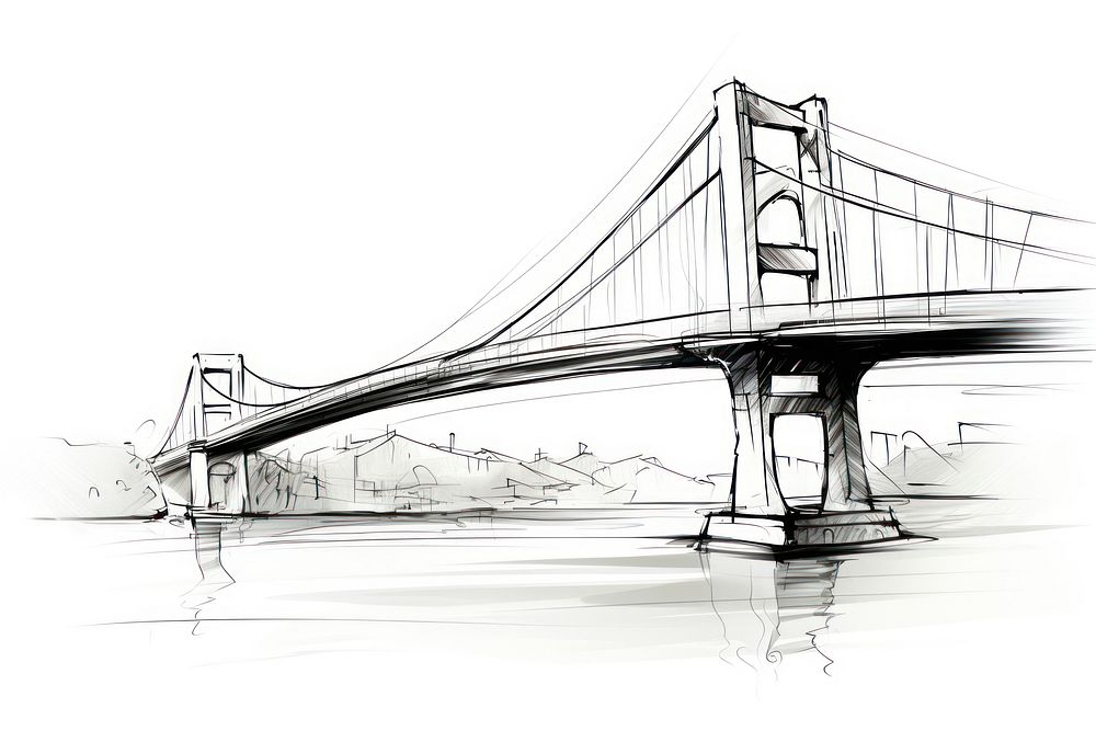 Bridge drawing bridge vehicle. | Free Photo Illustration - rawpixel