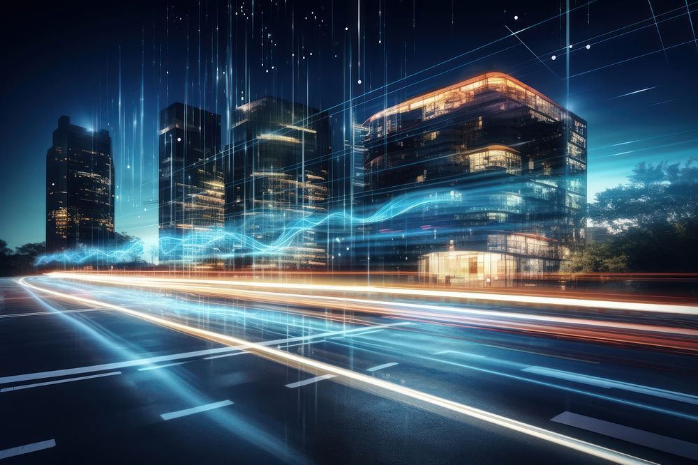 Modern building architecture metropolis cityscape. | Free Photo ...