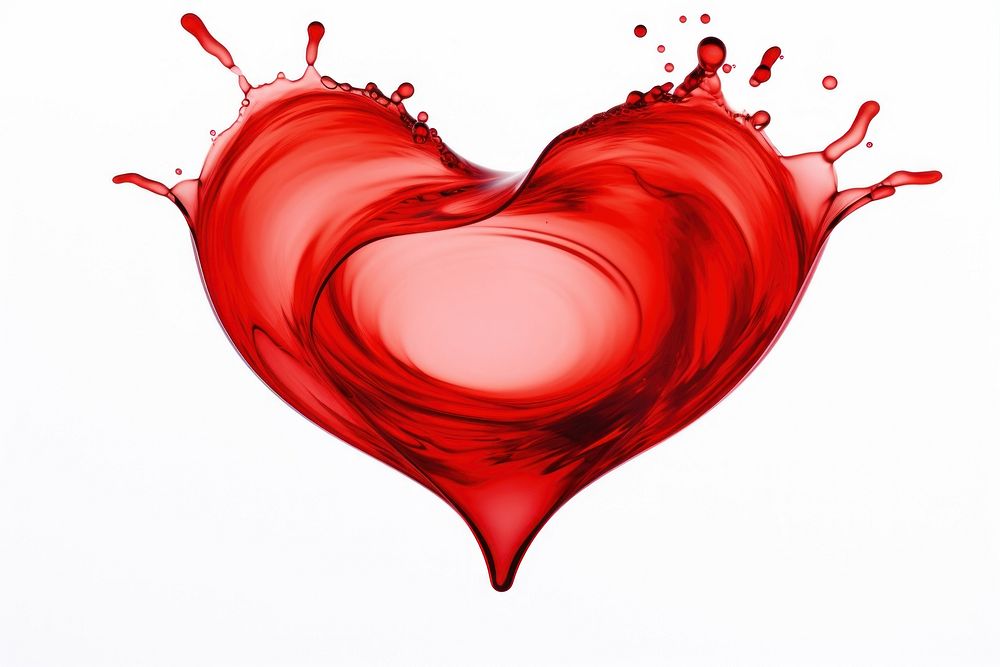 Heart heart shape white background. | Free Photo Illustration - rawpixel