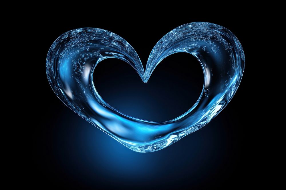 Heart shape heart reflection. AI | Premium Photo Illustration - rawpixel