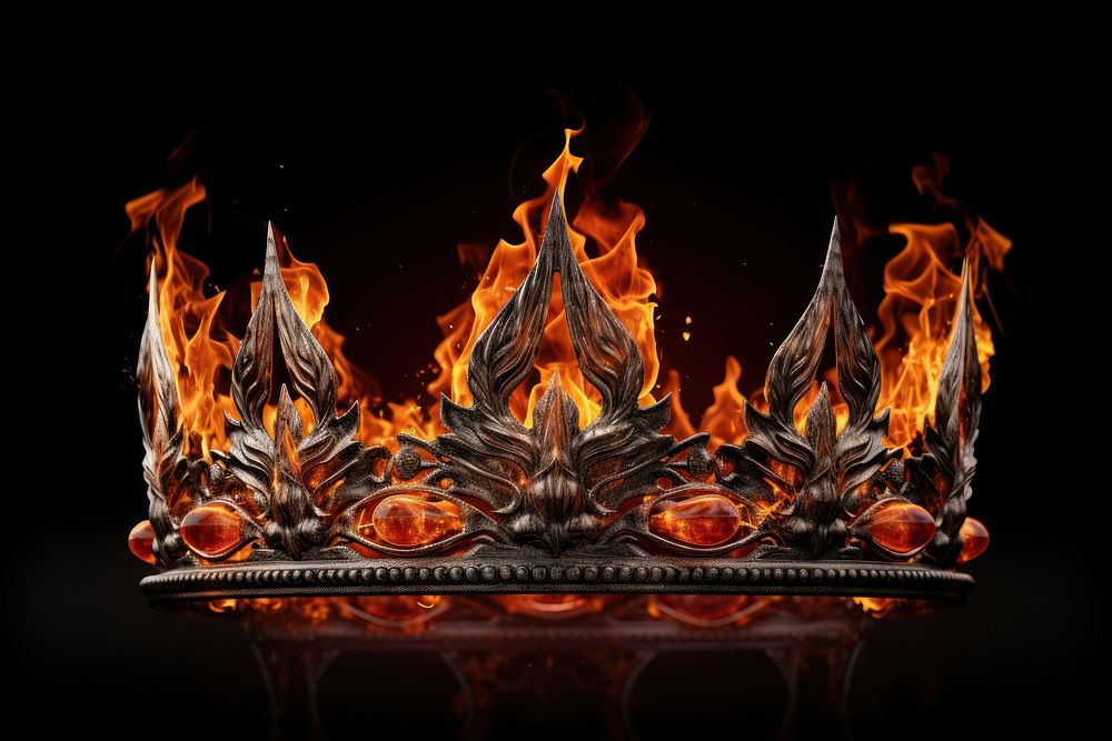 Crown fire burning crown | Premium Photo - rawpixel