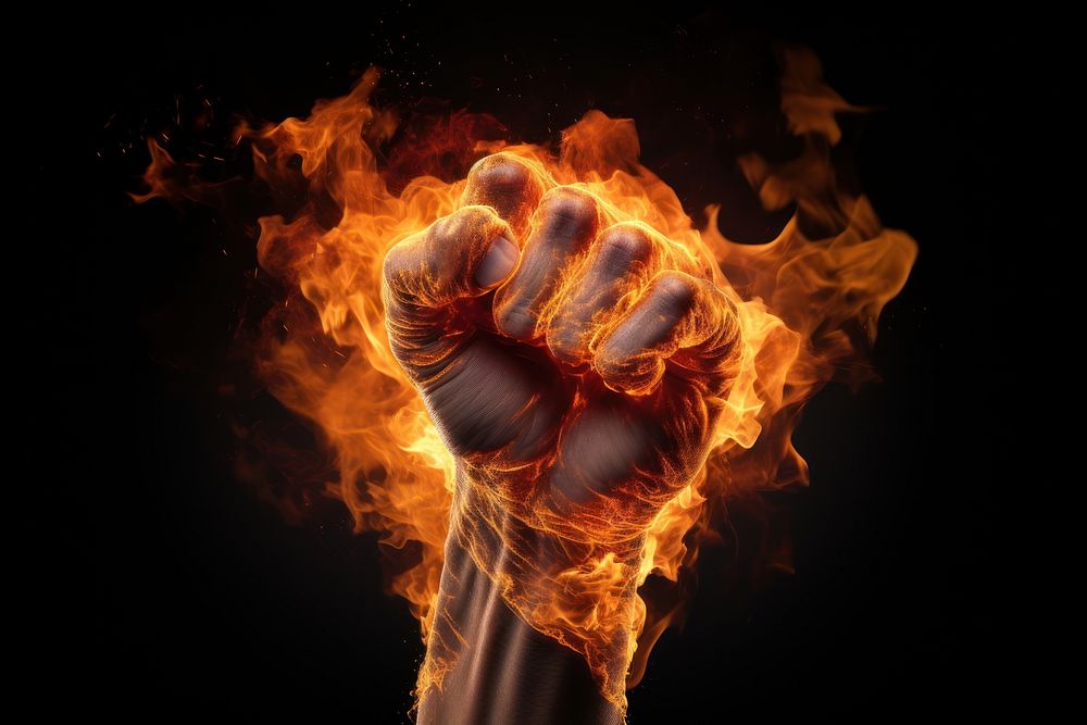 Fist fire burning flame. | Free Photo - rawpixel