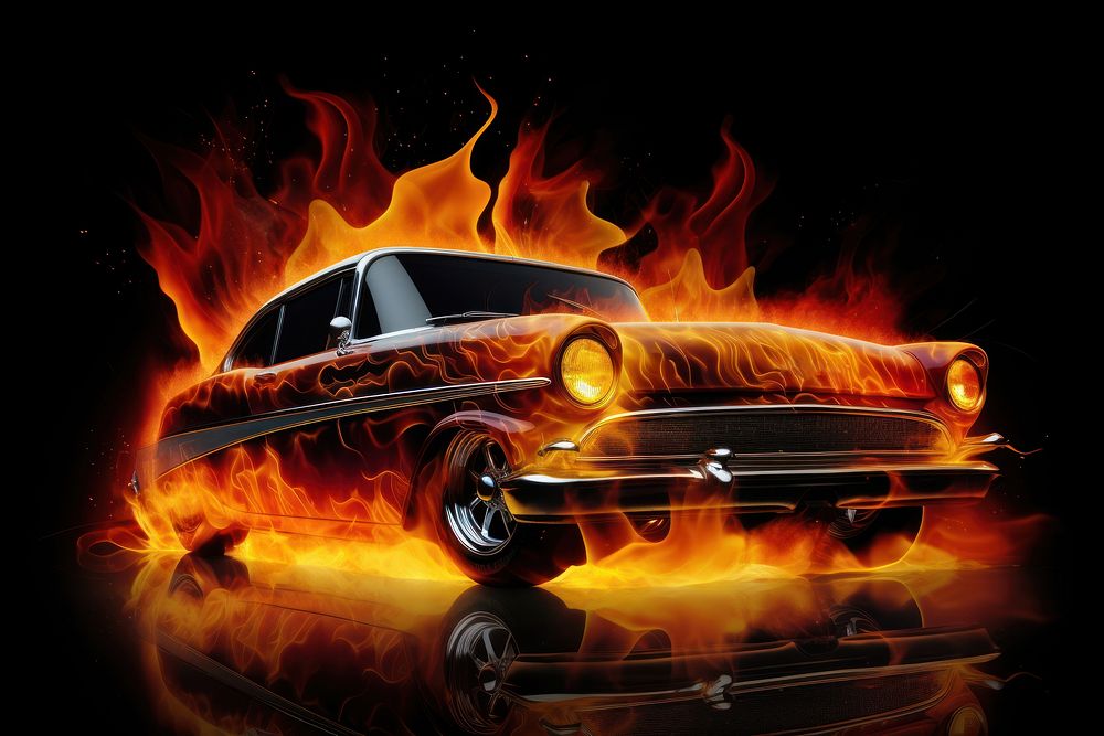 Car fire vehicle burning. | Free Photo - rawpixel