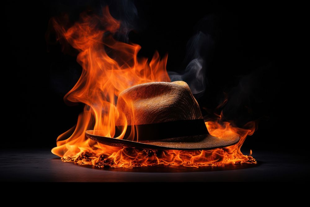 Hat fire bonfire burning. AI | Premium Photo - rawpixel