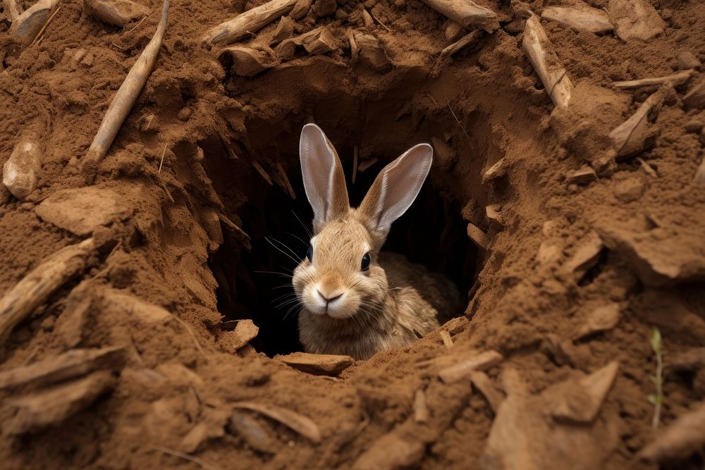 Rabbit wildlife animal rodent. | Free Photo - rawpixel