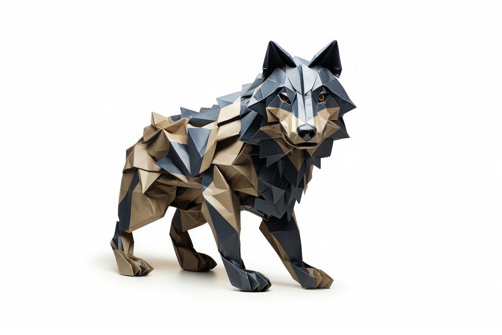 Wolf origami wolf art. AI | Premium Photo Illustration - rawpixel