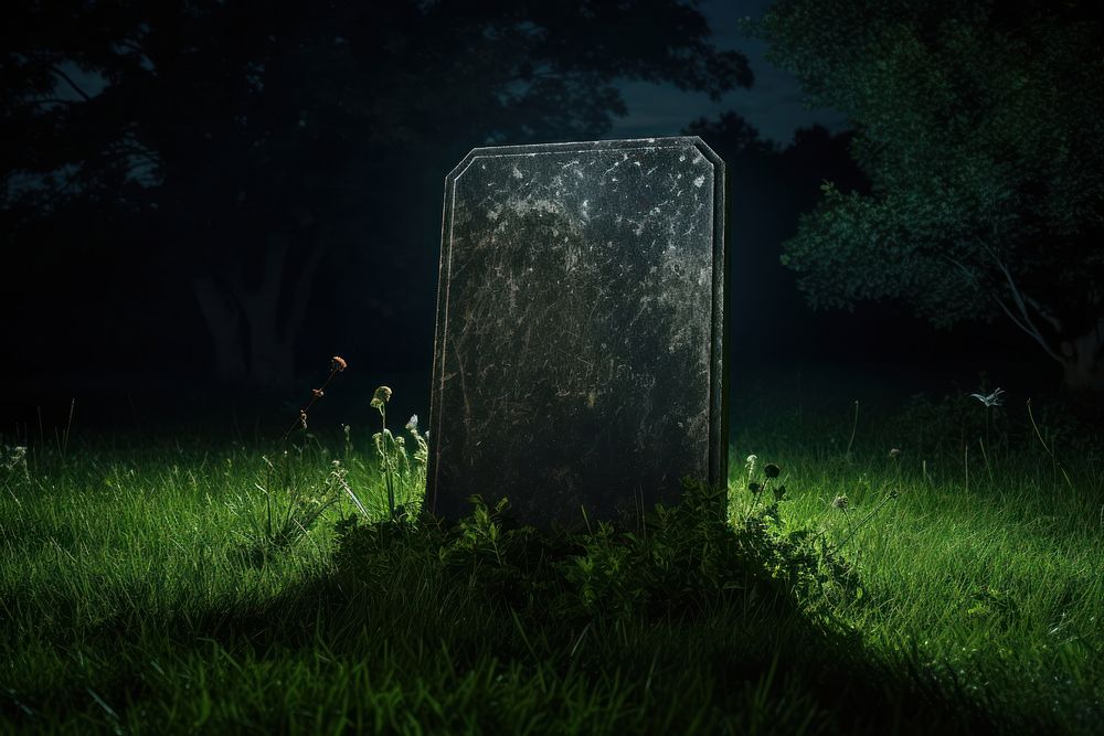 Blank unmarked tombstone cemetery outdoors | Free Photo - rawpixel