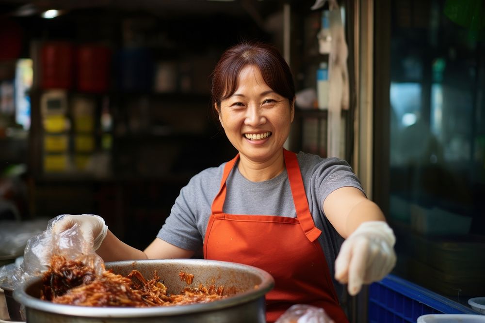 Making Kimchi chef restaurant vegetable. | Free Photo - rawpixel