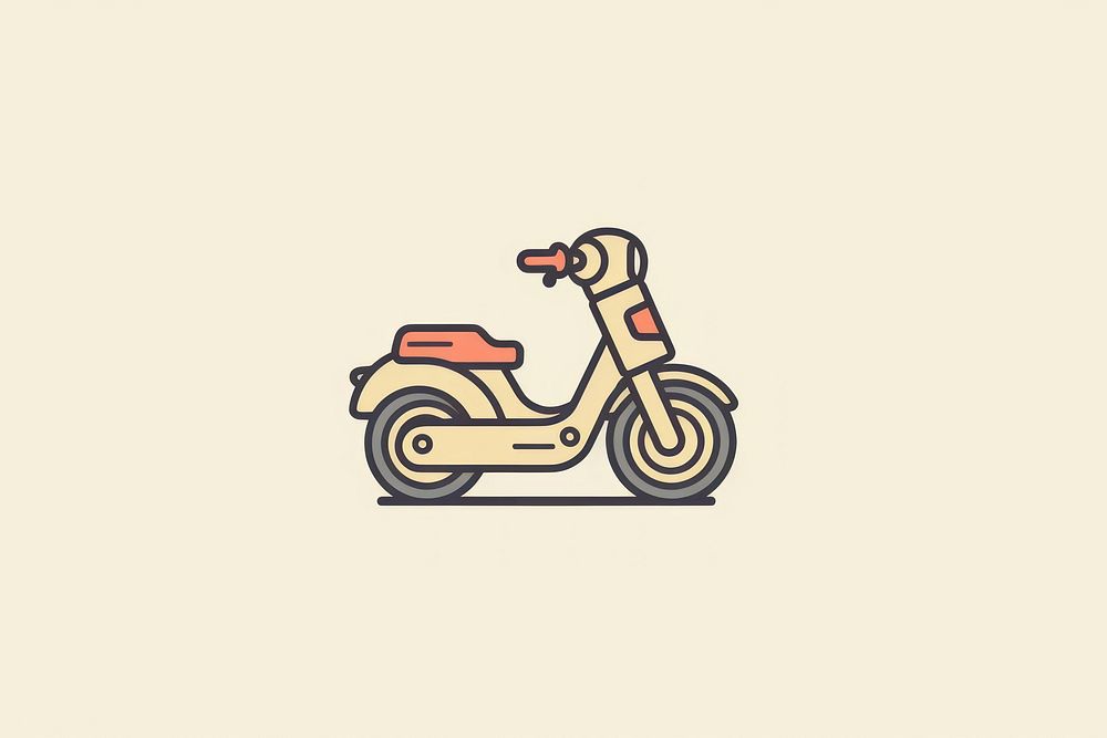 Motorcycle vehicle scooter moped. AI | Premium Photo Illustration ...