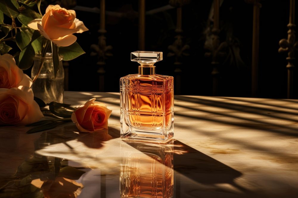 bottle fragrance perfume table refreshment. | Premium Photo - rawpixel