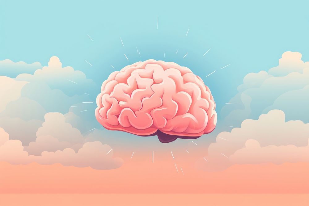 Brain mental health nature sky | Premium Photo Illustration - rawpixel