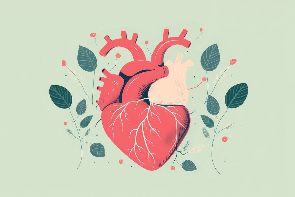 Heart insurance cartoon creativity drawing. | Premium Photo ...