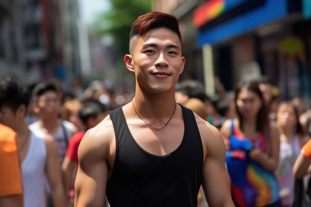 Muscles Taiwanese male portrait parade | Premium Photo - rawpixel