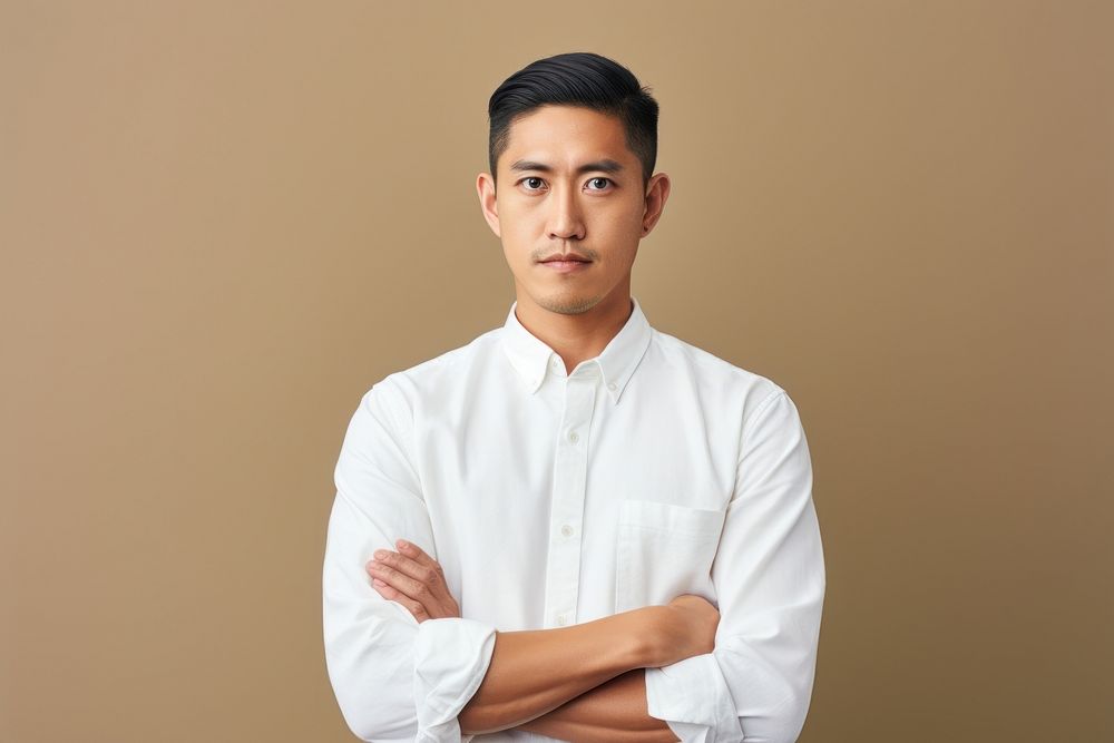 Taiwanese men portrait shirt photo. | Premium Photo - rawpixel
