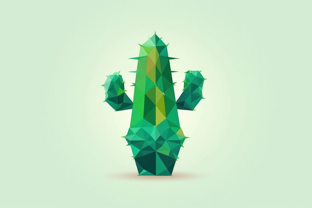 Cactus symbol green art. | Free Photo Illustration - rawpixel