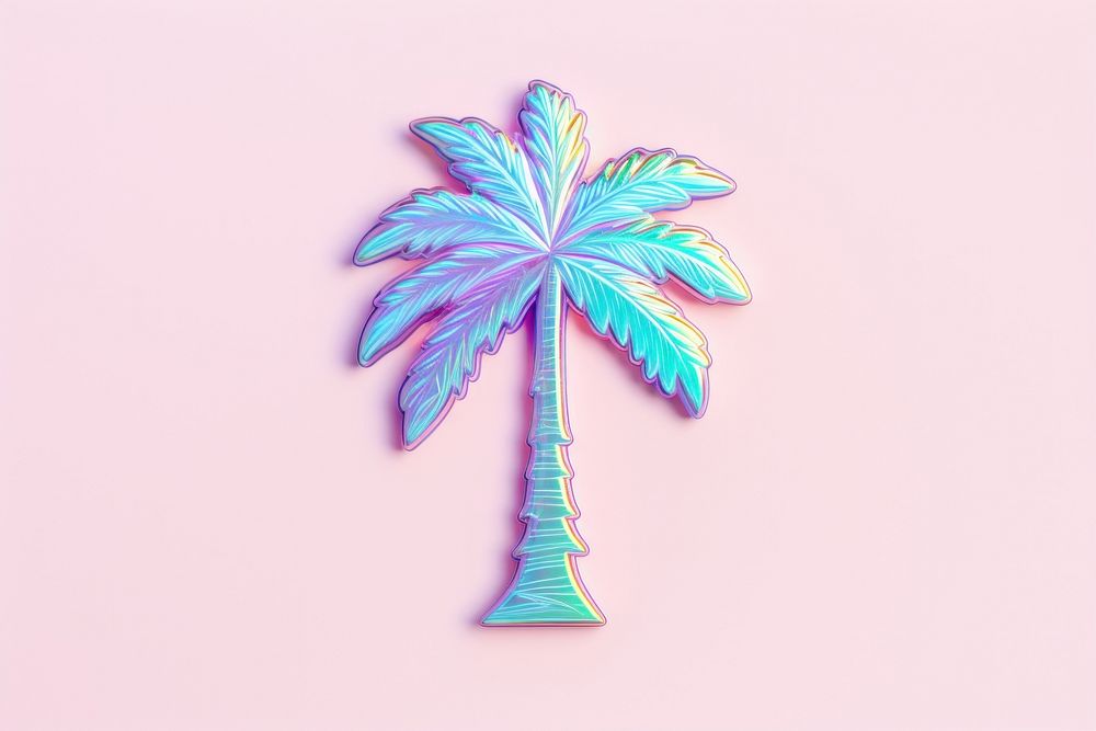 Plam tree purple plant shape. | Free Photo Illustration - rawpixel