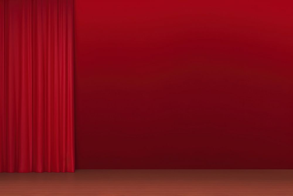 Red curtain backgrounds spotlight maroon. | Free Photo Illustration ...