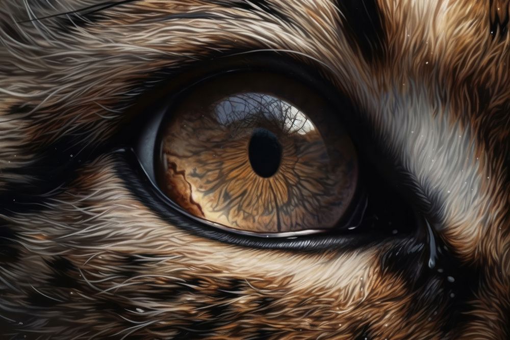 Close cat eye animal mammal | Premium Photo Illustration - rawpixel