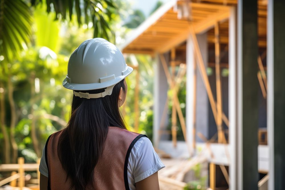 Female architect wearing hard hat | Premium Photo - rawpixel