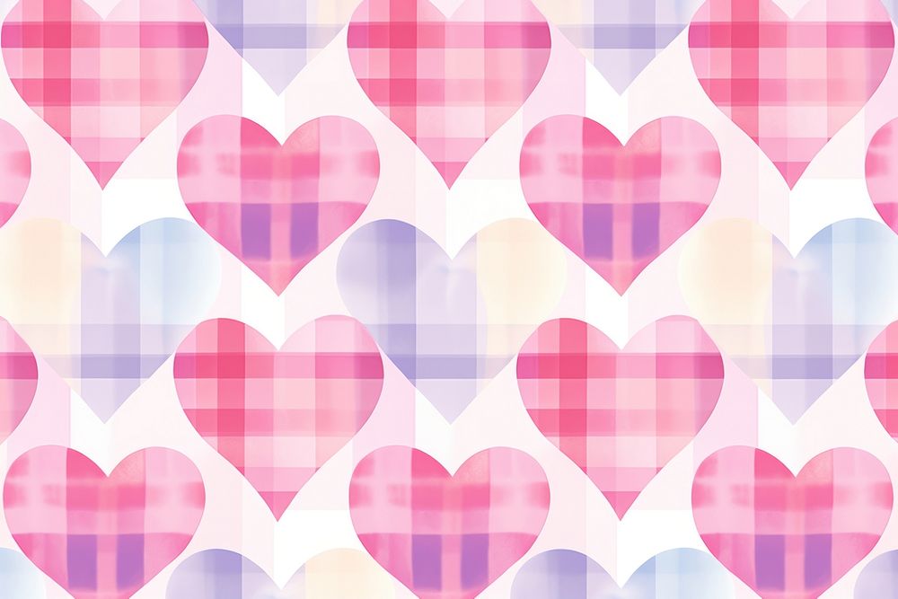 Heart pattern backgrounds repetition. AI | Premium Photo Illustration ...
