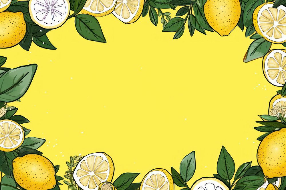 Lemon backgrounds fruit plant. AI | Premium Photo Illustration - rawpixel