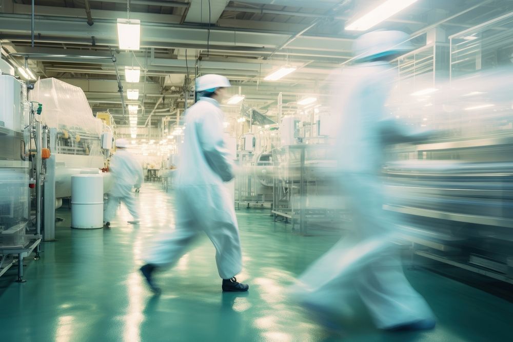 Factory workers walking manufacturing motion | Premium Photo - rawpixel