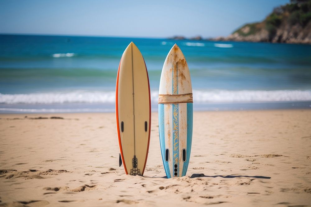 Surfboards outdoors nature summer. AI | Premium Photo - rawpixel