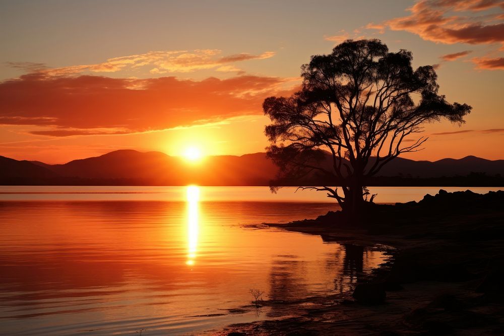 Tasmania Australia sunset landscape outdoors. | Free Photo - rawpixel