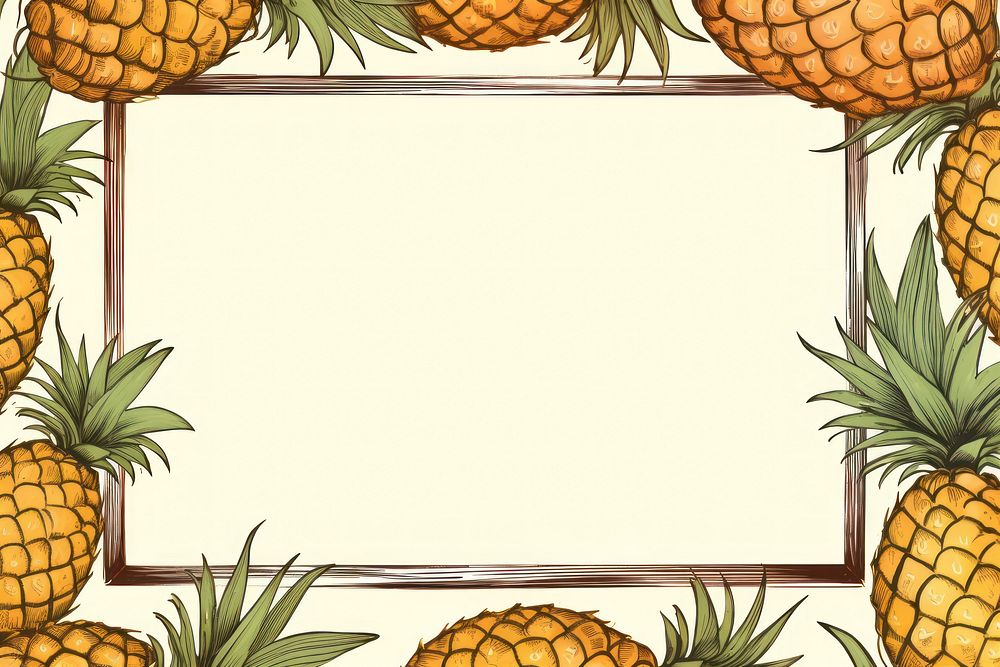 Pineapple backgrounds fruit plant. AI | Premium Photo Illustration ...