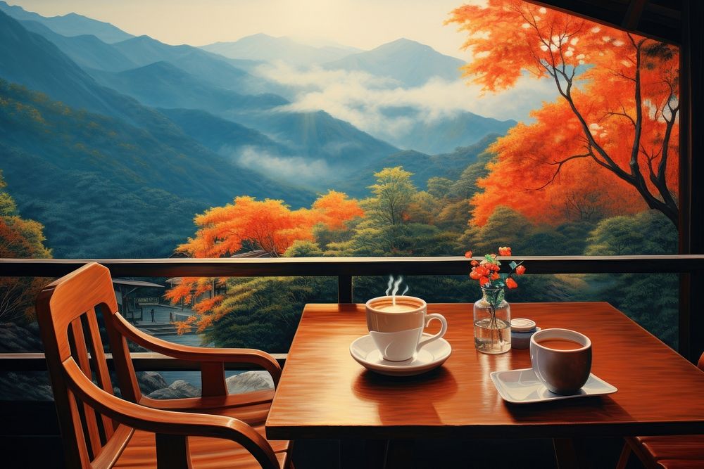 Steamy hot cup coffee table | Free Photo - rawpixel