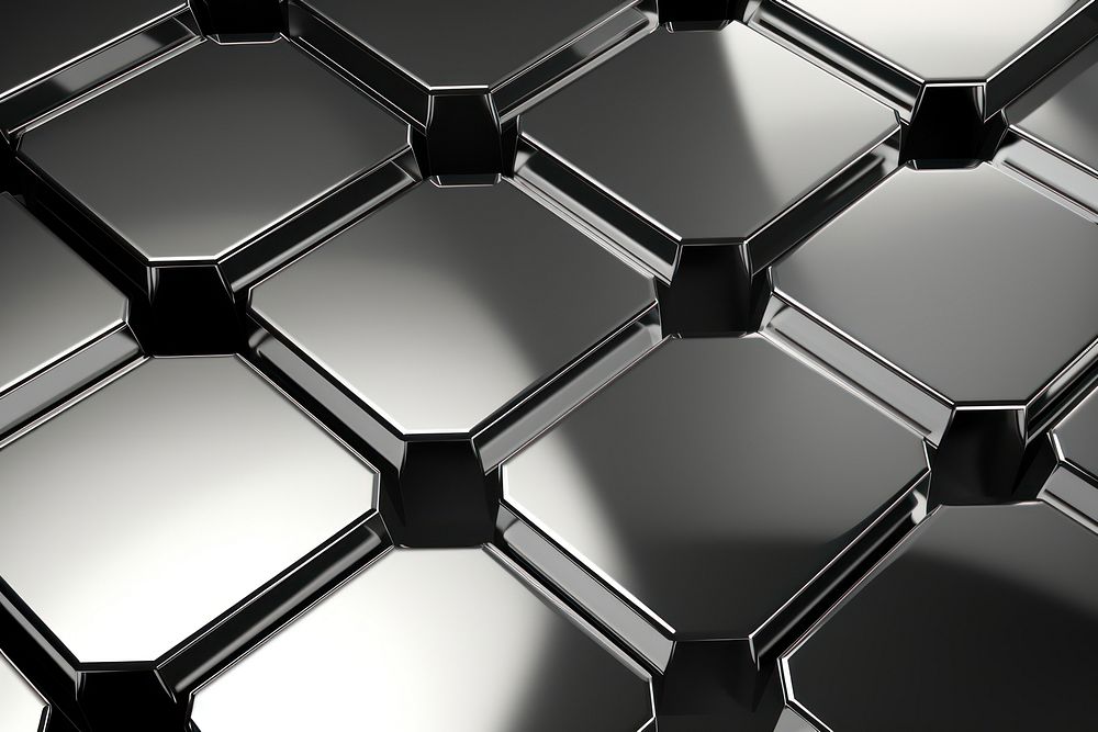 Octagon pattern backgrounds silver. AI | Premium Photo - rawpixel
