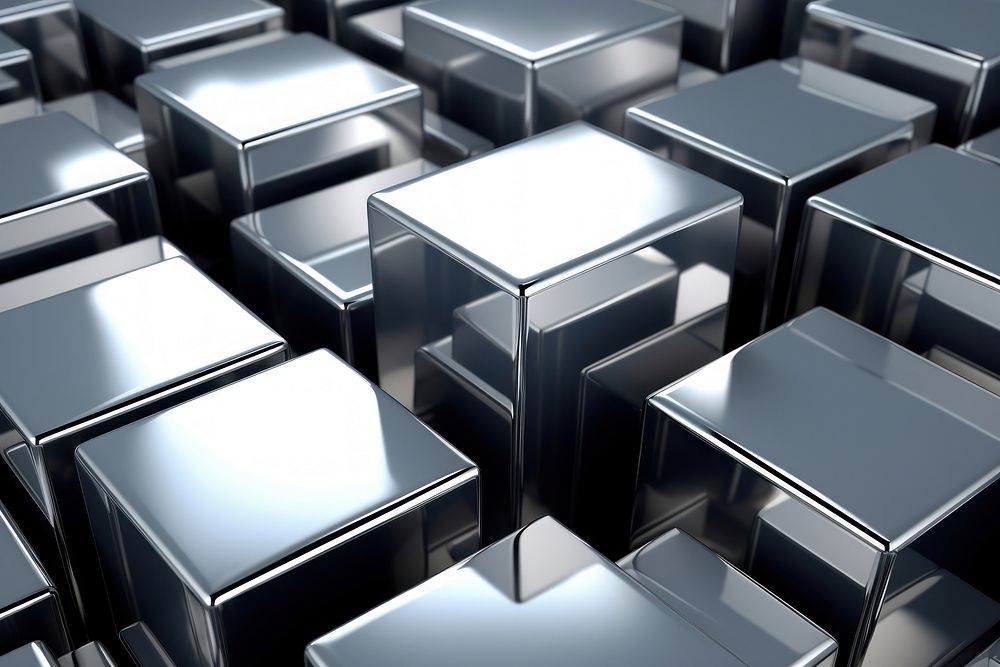 Ice cube silver backgrounds pattern. | Premium Photo - rawpixel