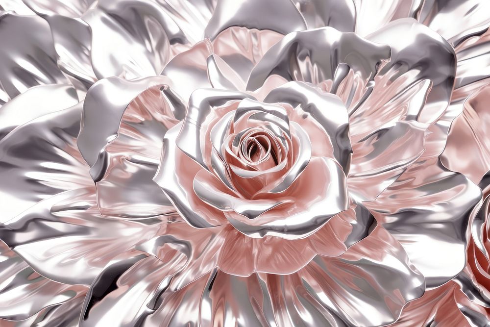 Rose flower backgrounds pattern silver. | Premium Photo - rawpixel