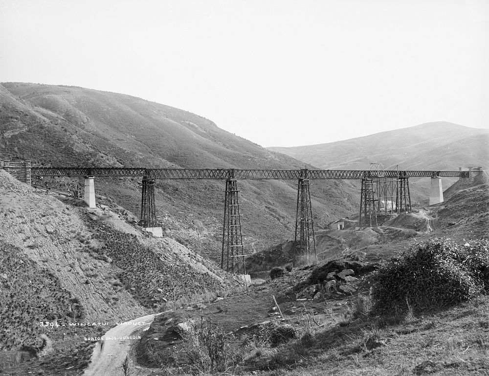 Wingatui Viaduct by Burton Brothers | Free Photo - rawpixel