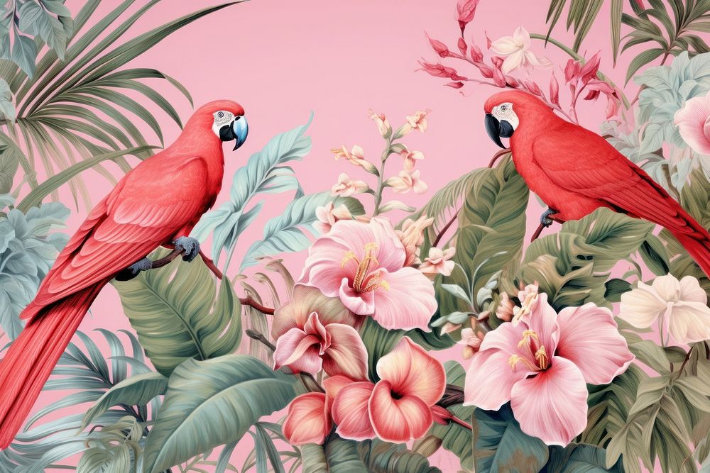 Tropical pattern outdoors nature flower. | Free Photo Illustration ...